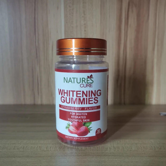 Nature’s Cure Whitening Gummies with Glutathione and Vitamin C | Ginax Store