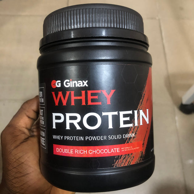 GINAX Whey Protein Powder (500g size, 18.48g protein, 15-30 servings ...