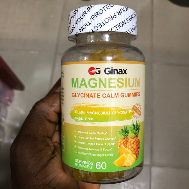 GINAX Magnesium Glycinate Calm Gummies (2100mg) | Ginax Store
