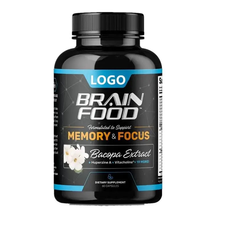Brain Food Capsules | Dietary Supplement for Retentive Memory, Focus ...