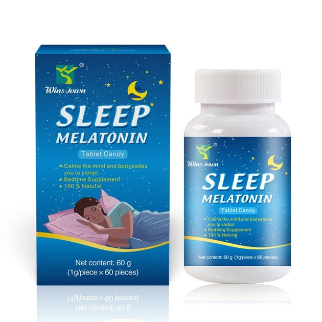 Sleep Melatonin Tablet | Dietary Supplement for Sleep, Anxiety, and St ...