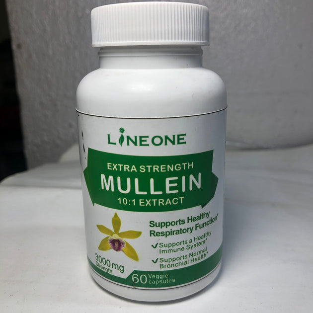 Mullein Capsules (3000mg) | Dietary Supplement for Coughs, Bronchitis ...