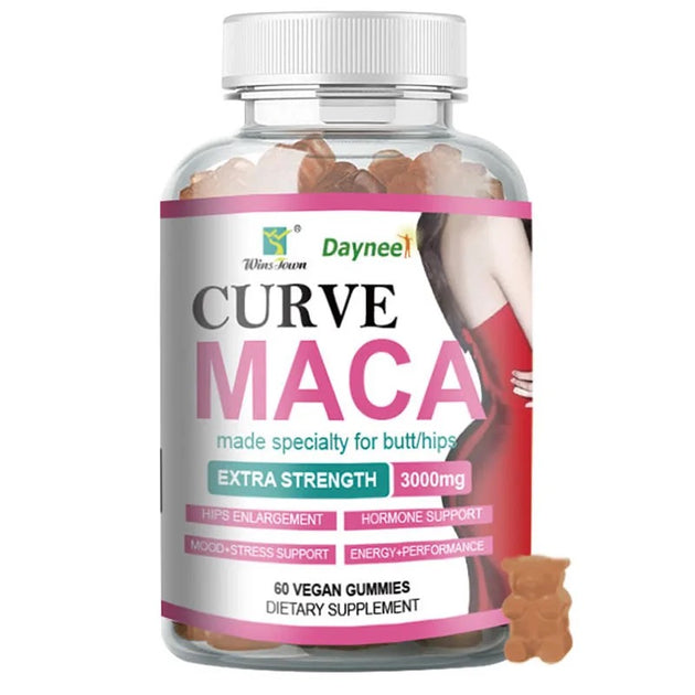 Curve Maca Gummies (3000mg) | Dietary Supplement for Hips Enlargement ...