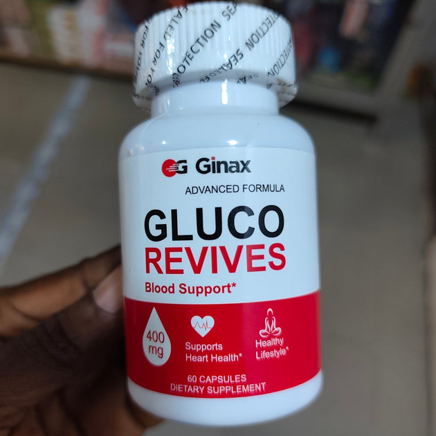 GINAX Gluco Revives Blood Support Capsule | Dietary Supplement for Blo ...