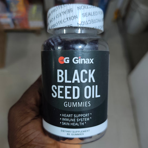 GINAX Black Seed Oil Gummies with Honey Extract | Dietary Supplement f ...