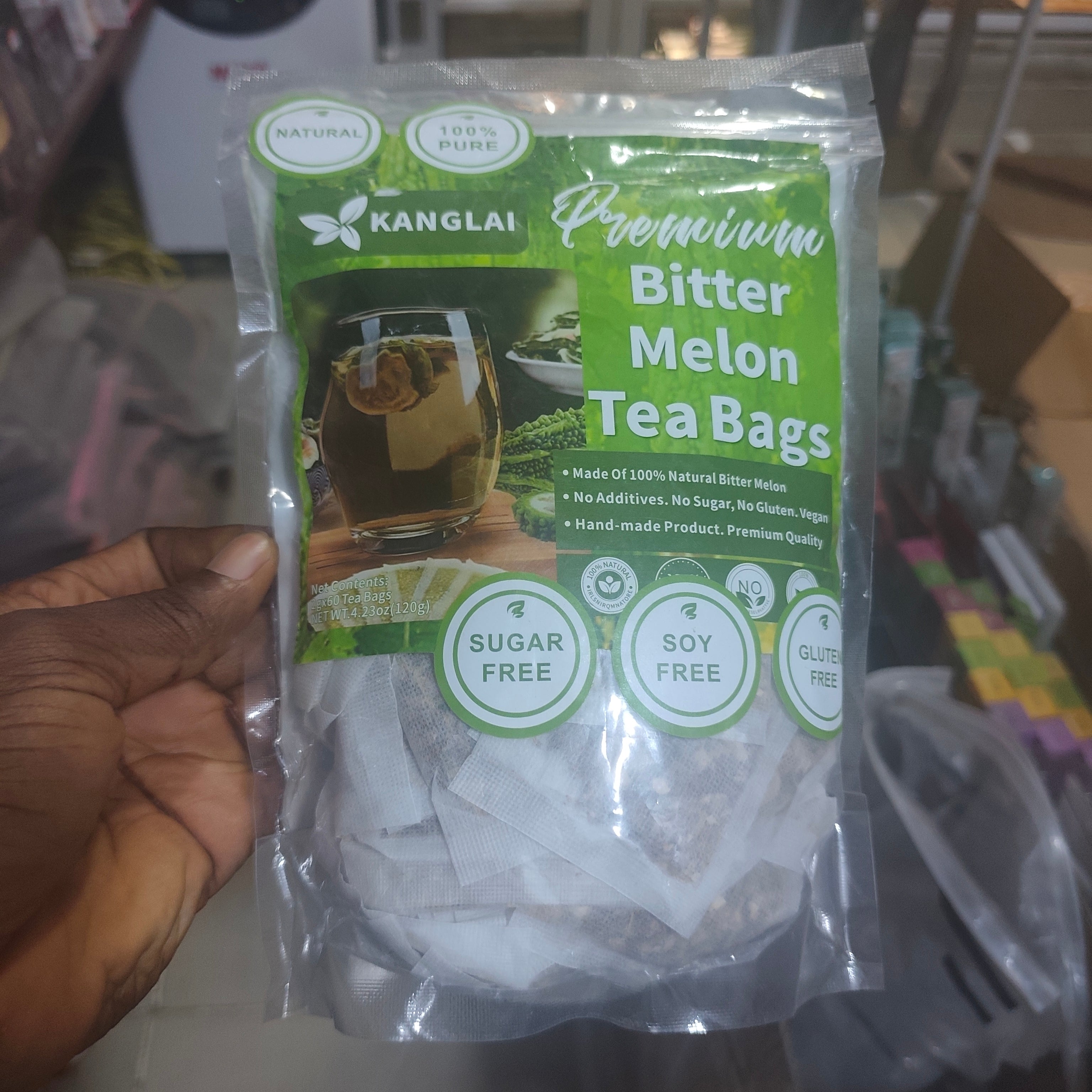 Premium Bitter Melon Tea Bags (2g×60 teabags) | Ginax Store