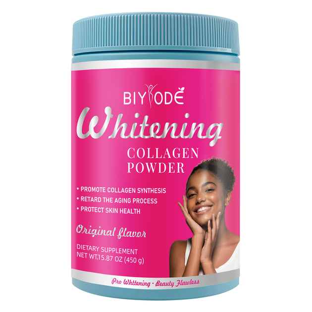 BIYODE Whitening Collagen Powder (450g size, 6g collagen, Unflavored ...