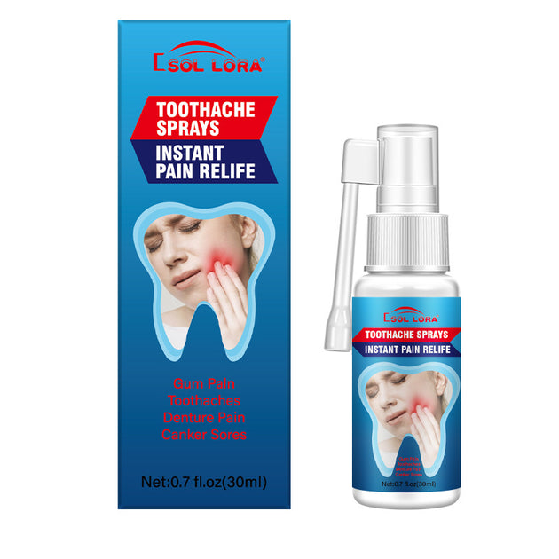 SOL LORA Toothache Instant Pain Relief Spray | Topical Spray for Gum P ...