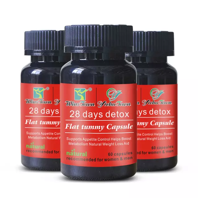 28 Days Detox and Flat Tummy Capsule | Dietary Supplement for Detoxifi | Ginax Store